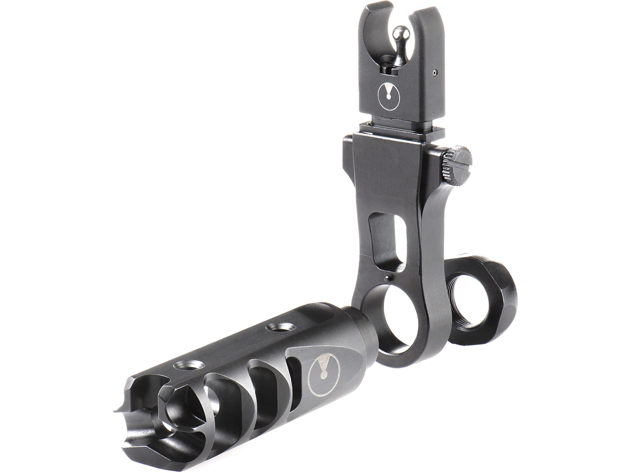 Ultradyne Muzzle Device Combo C4 Dynamount Flip-Up Barrel Mounted