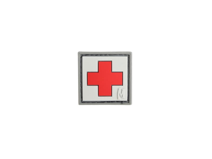 Maxpedition Medic 1 PVC Morale Patch Tan Red 1 x 1