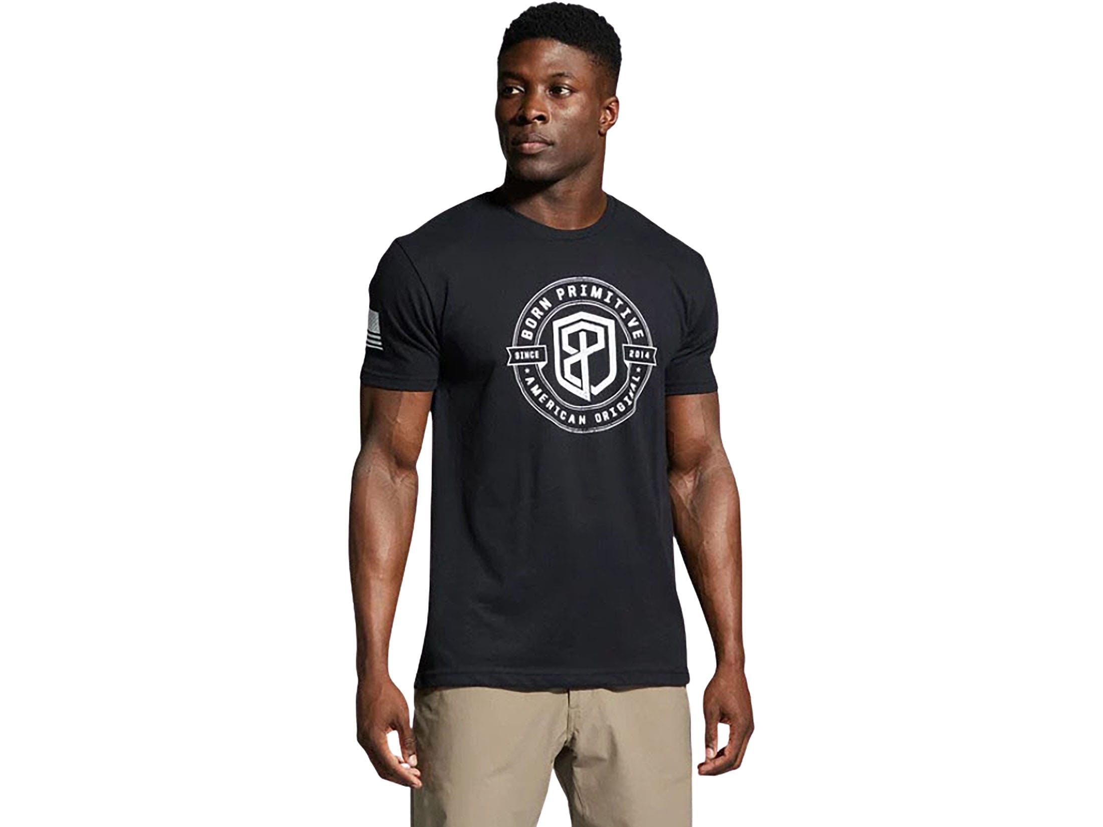 Born Primitive Men's American Original Short Sleeve Crew Neck T Shirt