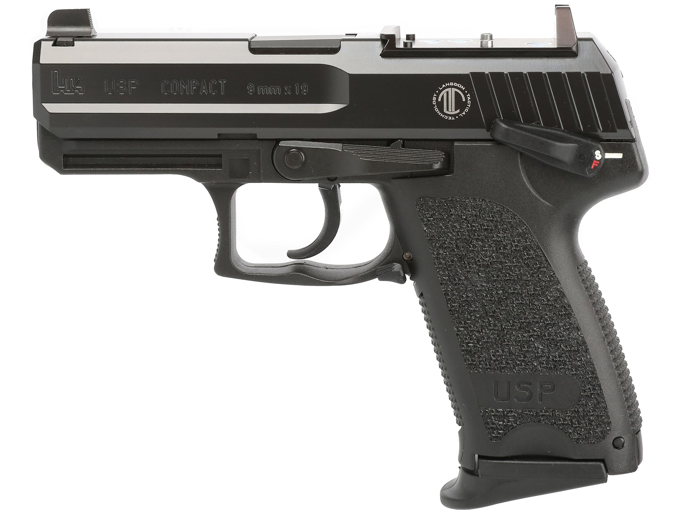 HK Langdon Tactical USP9 V1 9mm Luger Pistol 3.58 Barrel 13+1 Round