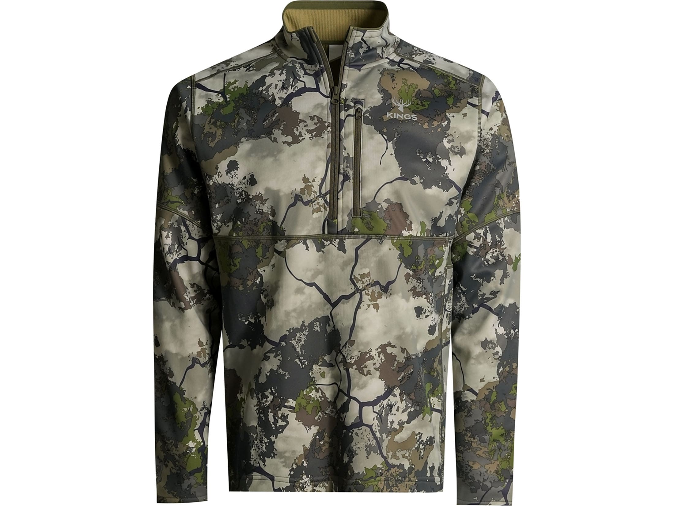 Kings Camo Men's Hunter Quarter Zip Shirt KC Ultra XL