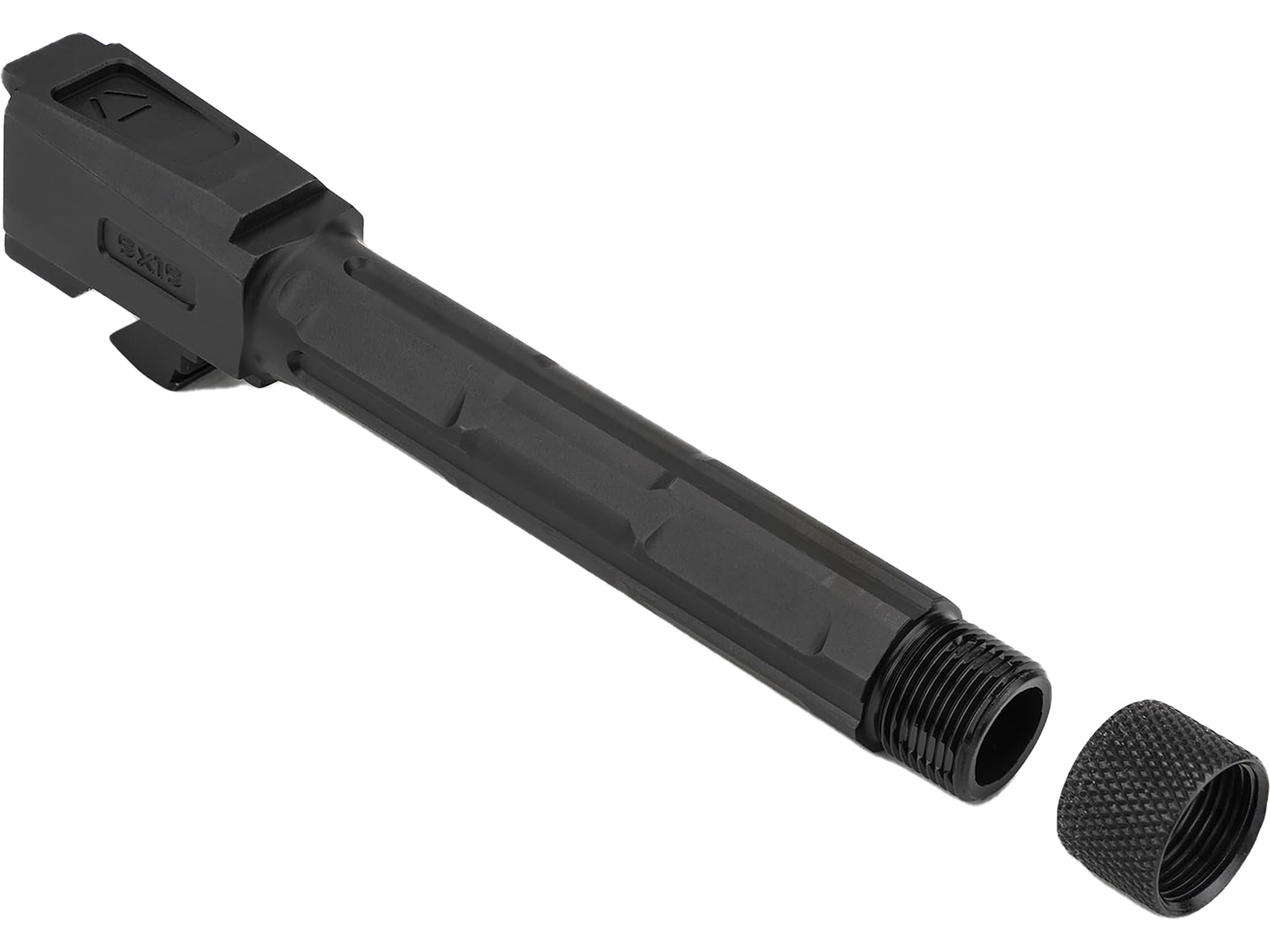 Strike Industries Barrel Glock 19 9mm Luger 1/2-28 Thread SS Black