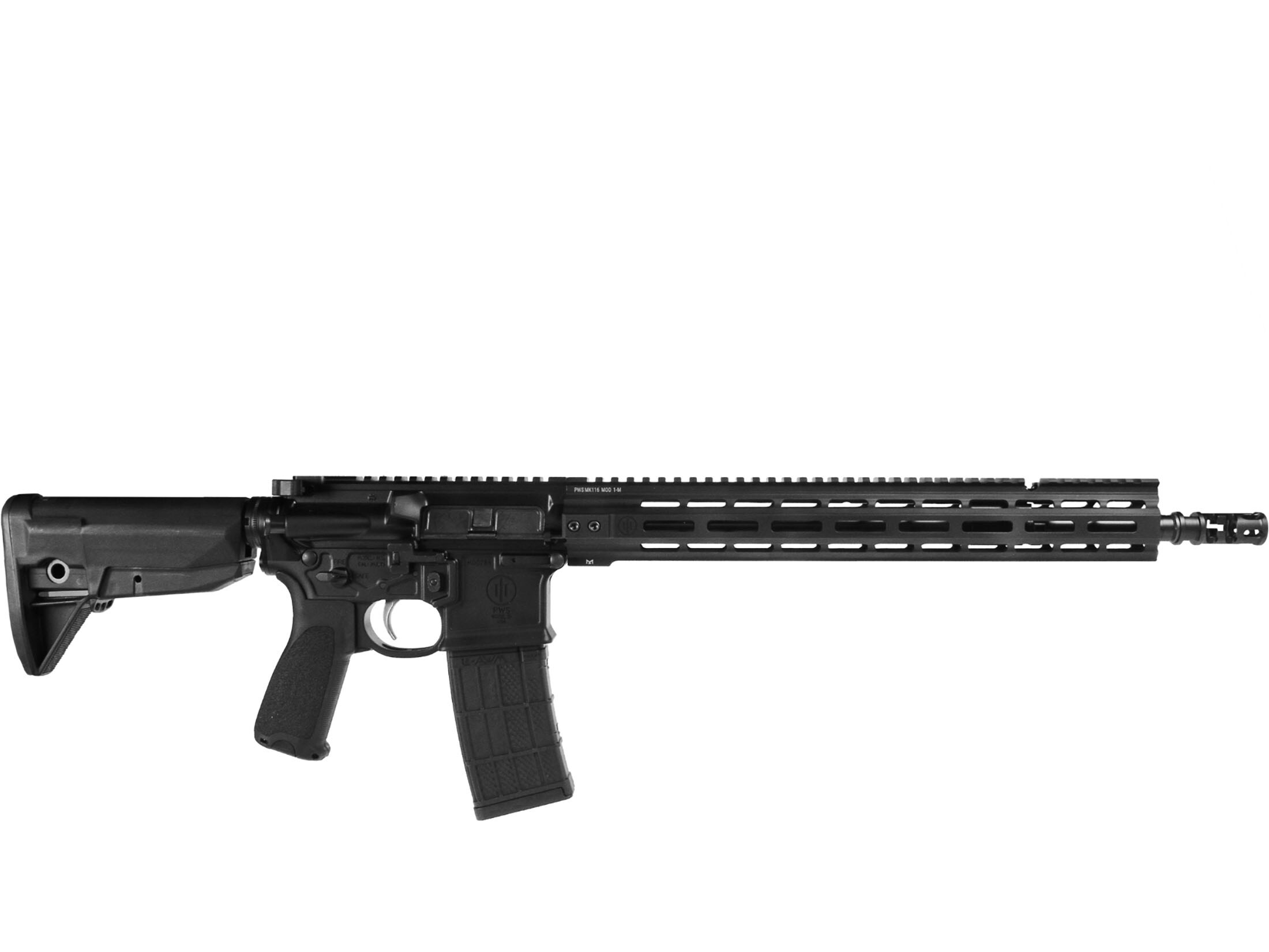 PWS MK116 Compound Semi Automatic Rifle 223 Wylde 16.1 Black Threaded