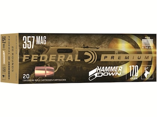 Product Comparison for Federal Premium HammerDown 357 Magnum Ammo 170 ...