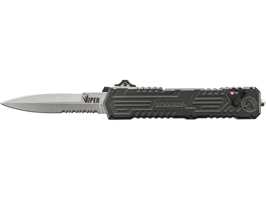 Schrade Viper Out The Front Assisted Opening Pocket Knife 3.5 Spear