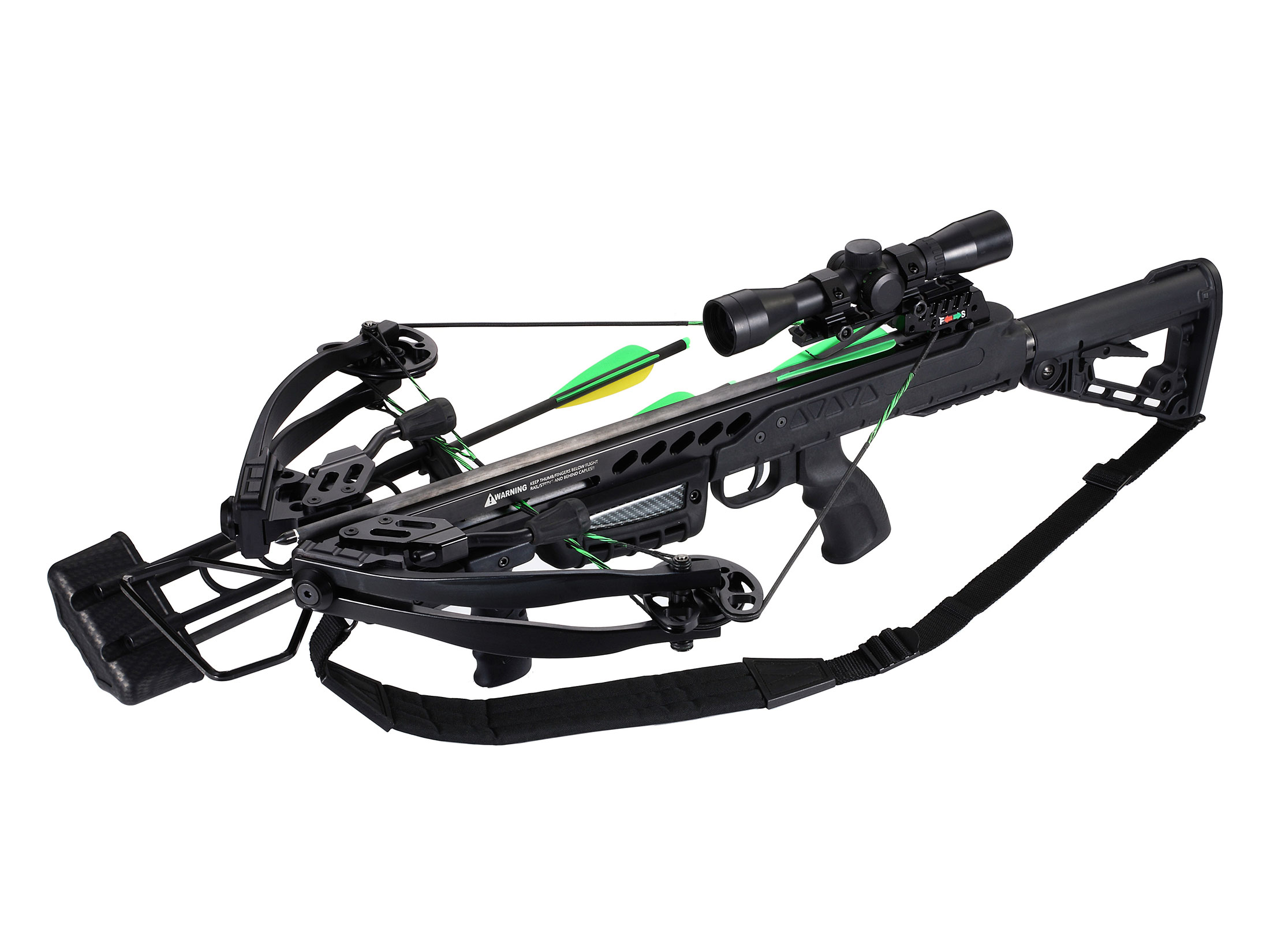 SA Sports Empire Aggressor Crossbow Package 4x32 Multi-Range Scope