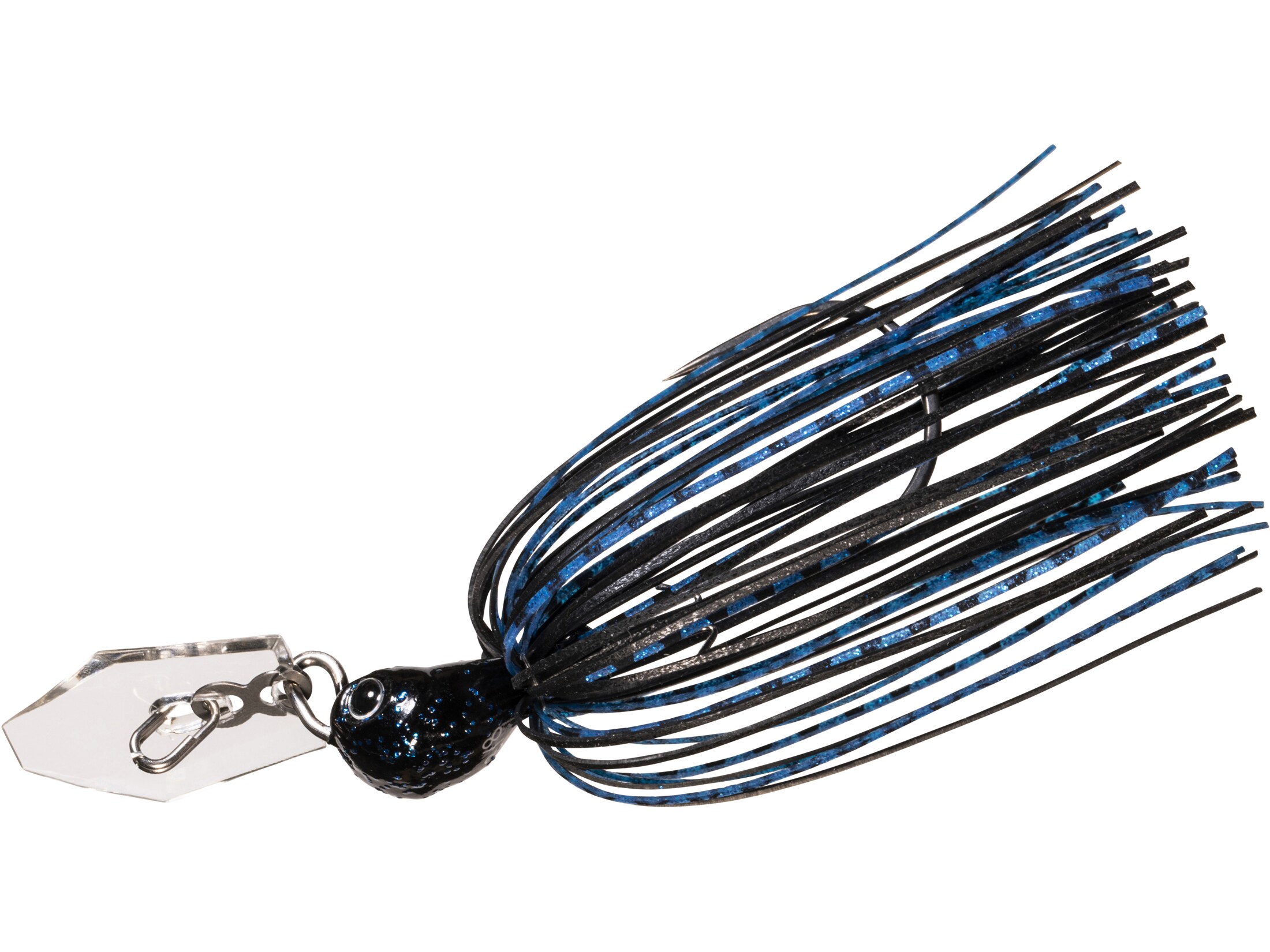 Z-Man Chatterbait Jackhammer Stealthblade Bladed Jig Black Blue 3/8oz