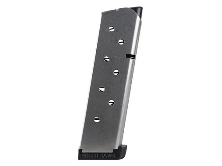 Nighthawk Custom Mag Extended Base Pad 1911 Government, Commander 45