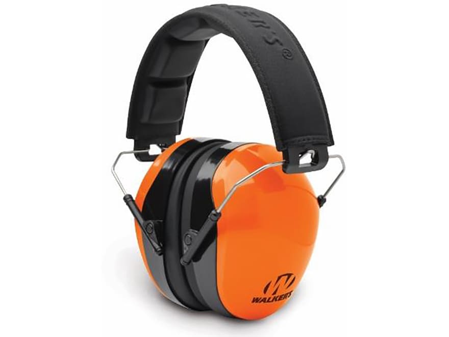 Walker's Dual Passive Earmuff NRR 26dB Blaze Orange