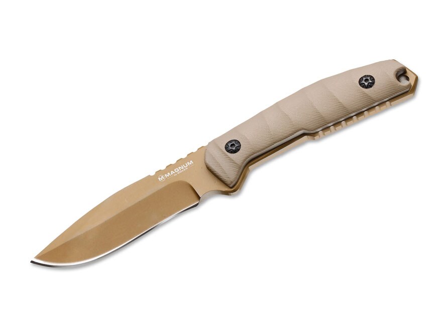 Boker Mag Desert Hopper Fixed Blade Tactical Knife 3.875 Drop Point