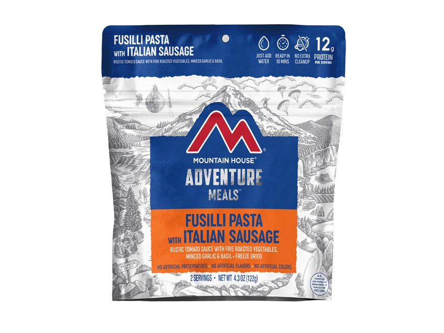Mountain House Fusilli Pasta Freeze Dried Food 2 Serving