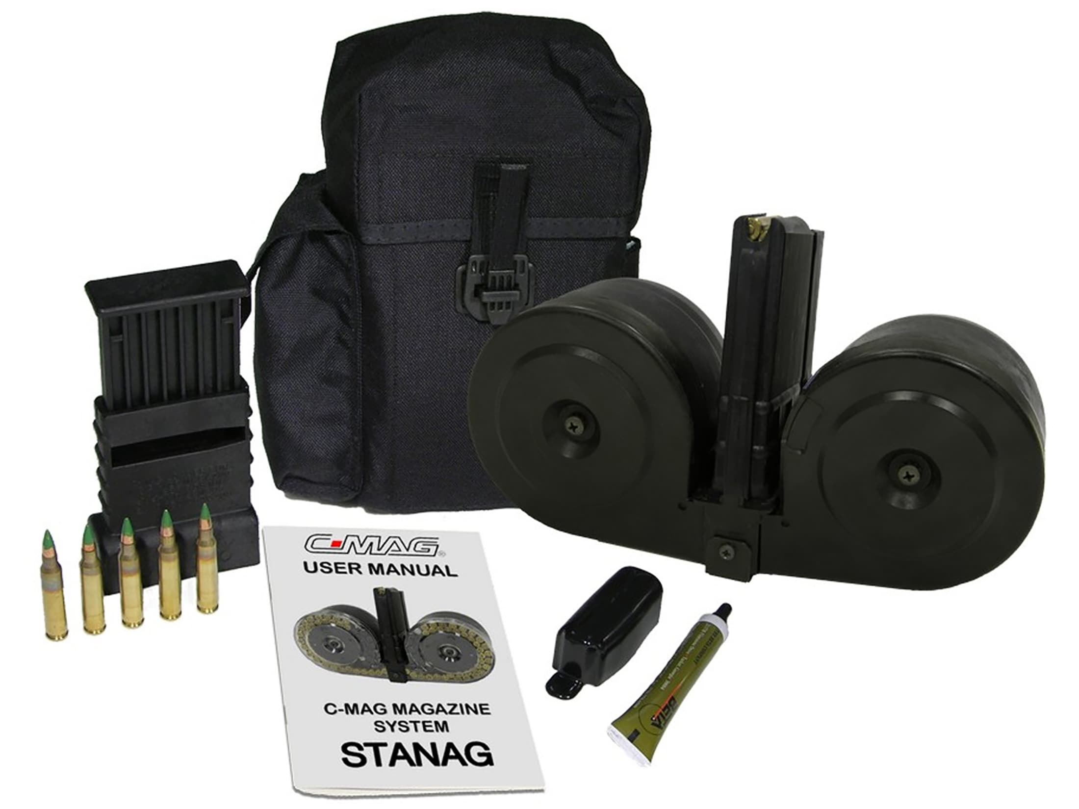 Beta C-Mag Mag System STANAG SA80, HK416, FN SCAR 16, Steyr AUG/A3 223