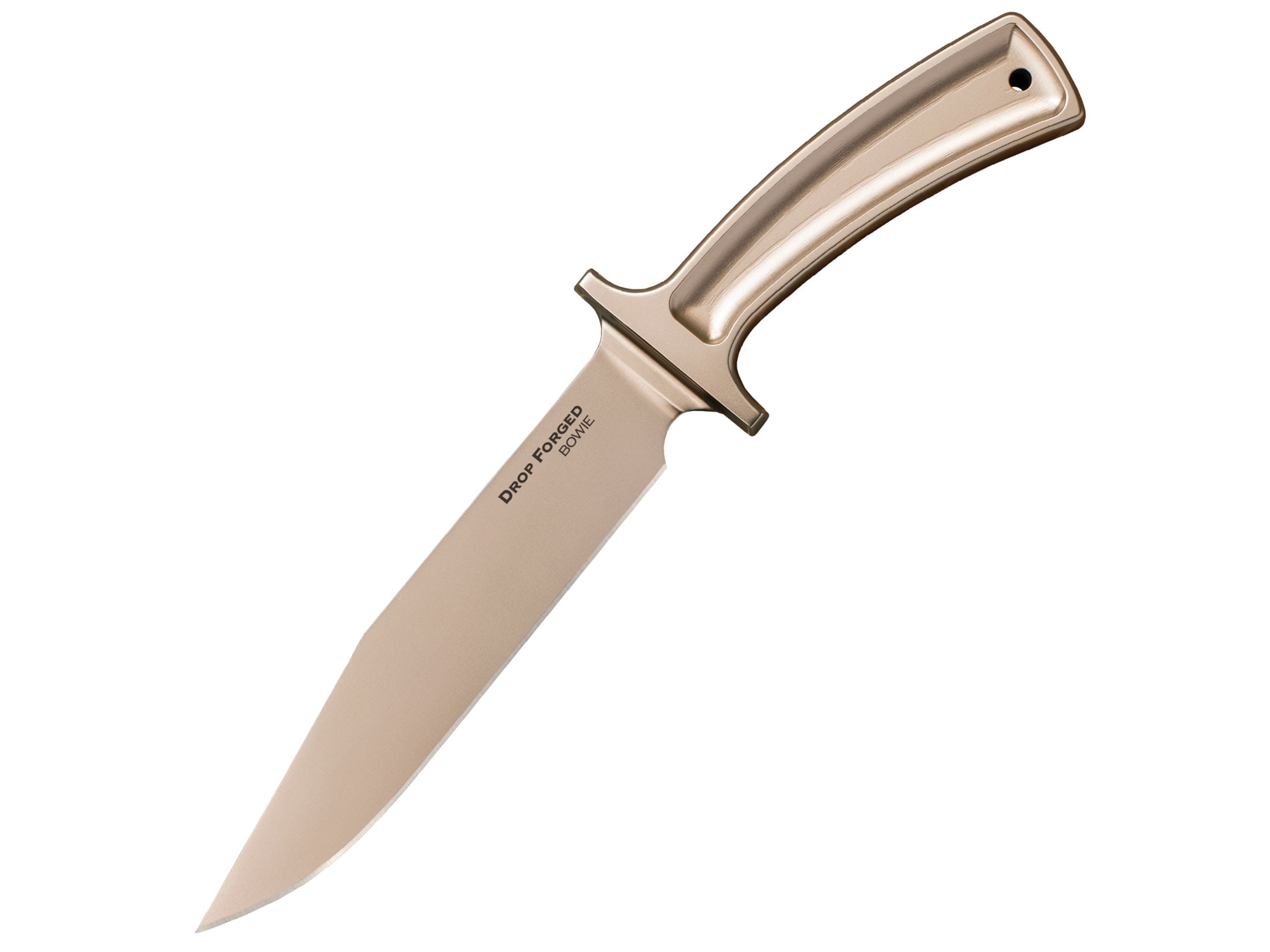 Cold Steel Drop Forged Bowie Fixed Blade Knife 6.75 Clip Point 52100