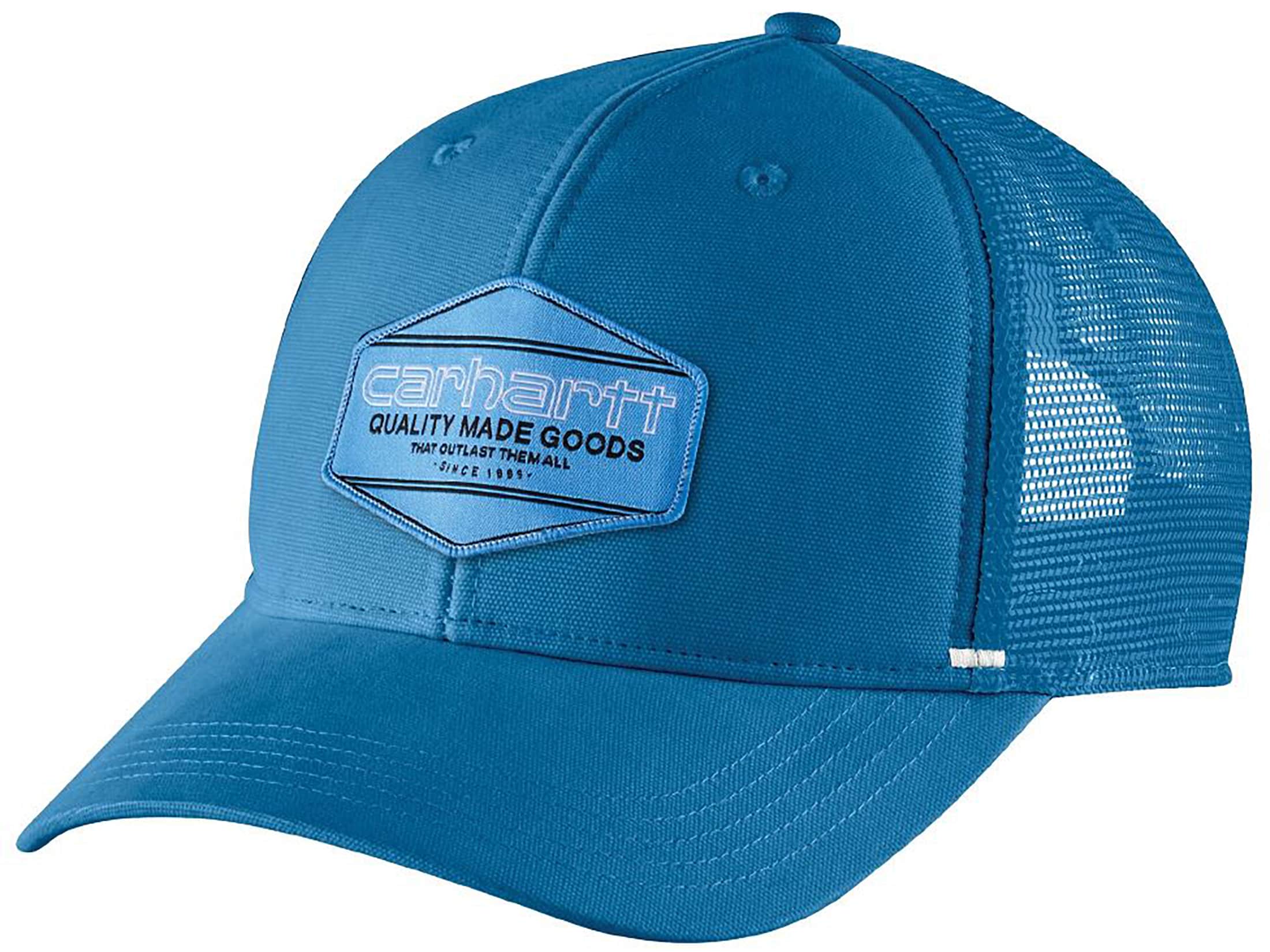 Carhartt Canvas Mesh Back Quality Patch Hat Marine Blue One Size Fits