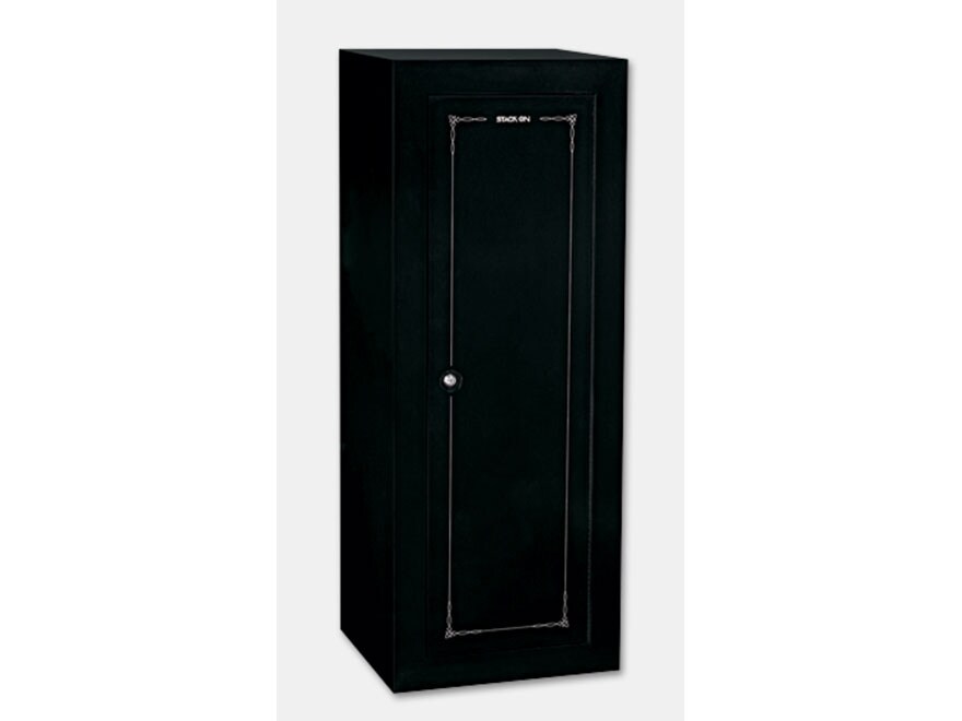 Stack-On Convertible Steel Security 18 Gun Cabinet Black