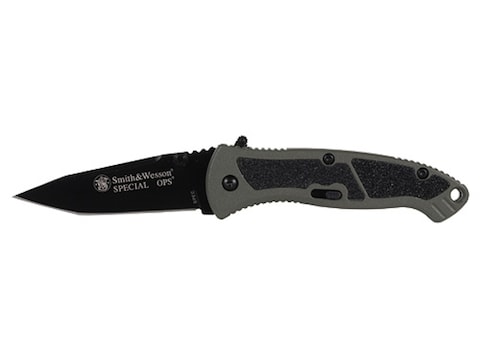 Smith & Wesson Special Ops Folding Tactical Knife 2-1/2 Tanto 4034