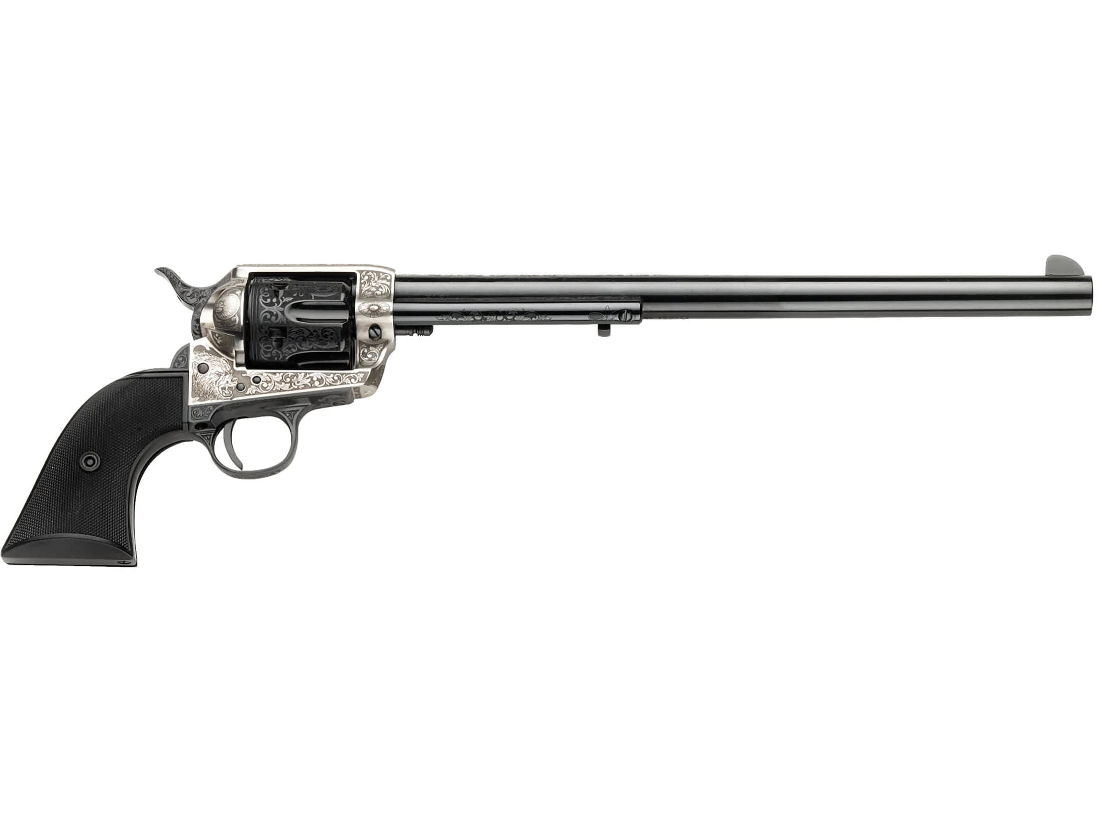 Open Box Pietta 1873 Centennial 45 Colt (Long Colt) Revolver 12 Blued