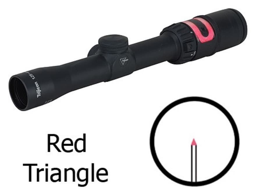 Trijicon AccuPoint TR21R Rifle Scope 1.25-4x 24mm Dual-Illuminated Red