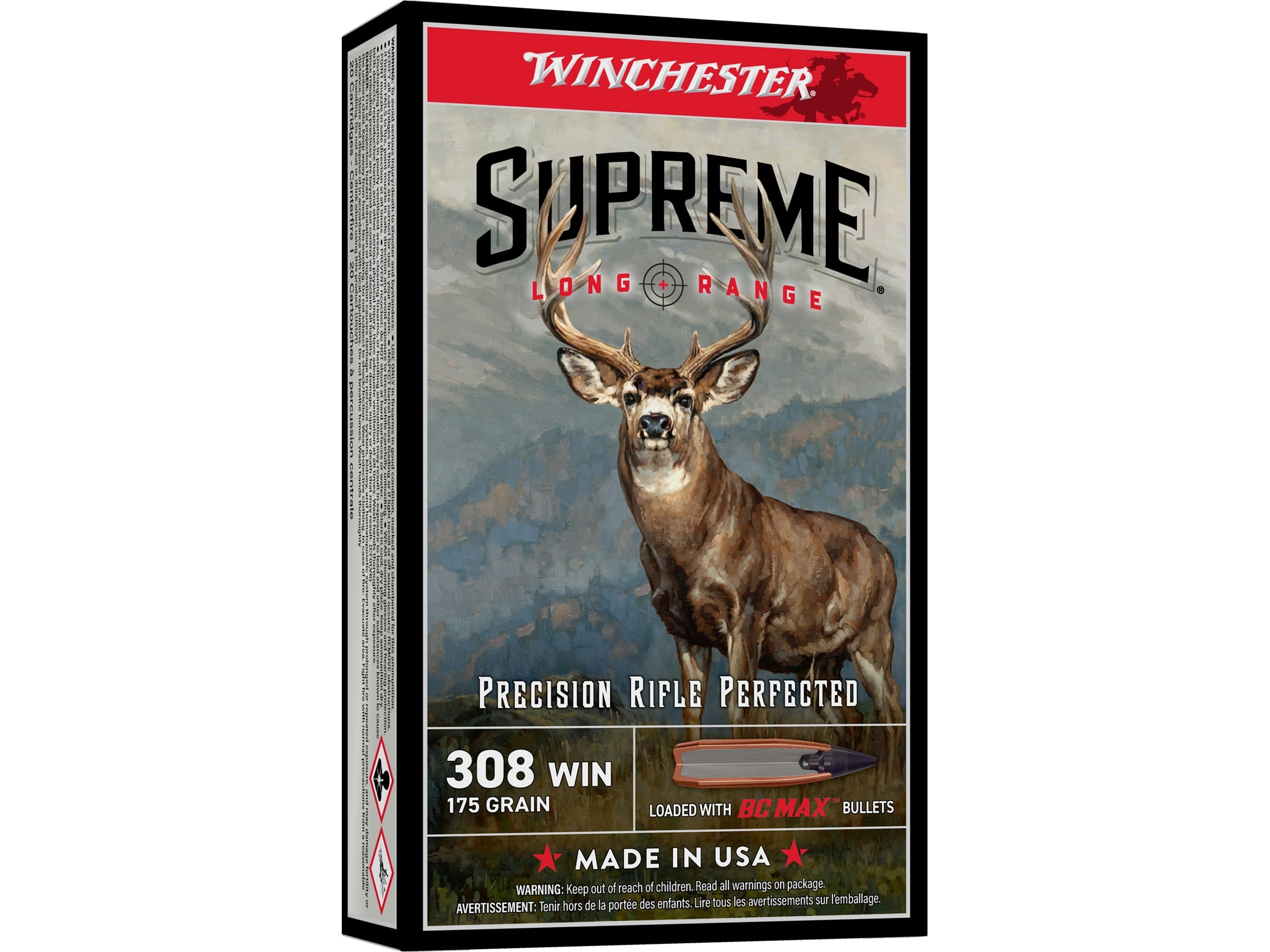 Winchester Supreme Long Range 308 Winchester Ammo 175 Grain Winchester