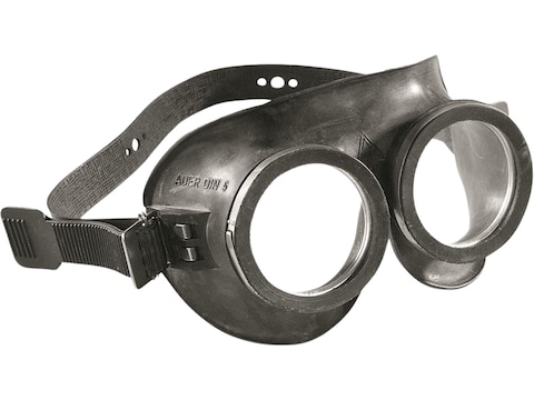 Military Surplus German Black Rubber Goggles Grade 2