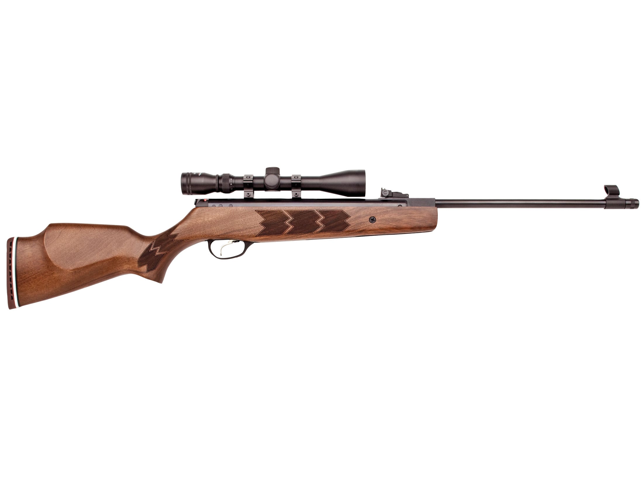 Webley & Scott Stingray Air Rifle 22 Cal Pellet Walnut Stock Black