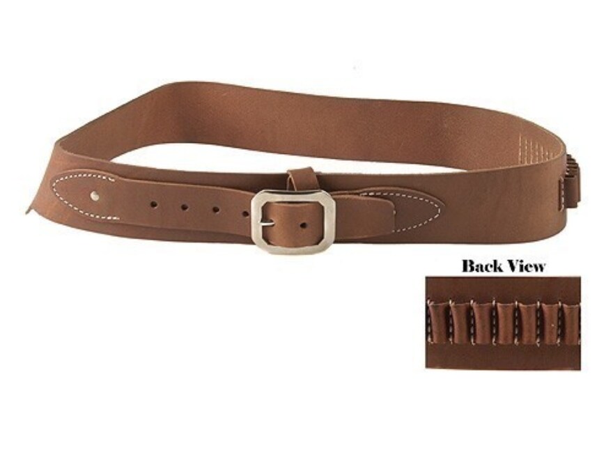 Oklahoma Leather Cowboy Drop-Loop Cartridge Belt 44, 45 Cal Leather
