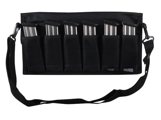 MidwayUSA 6 Mag Pouch Double Stack Pistol Black