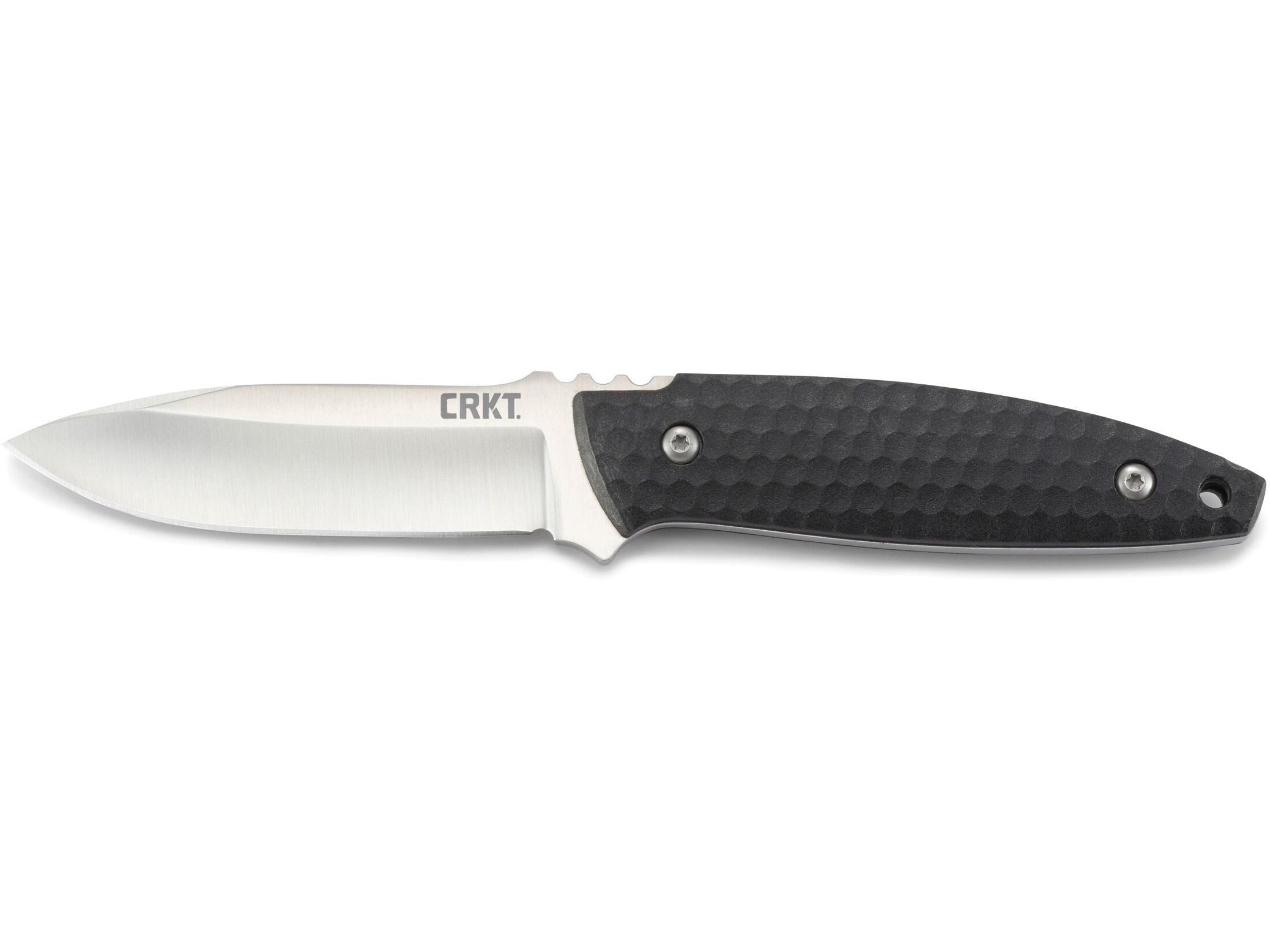 CRKT AUX Fixed Blade Knife 3.45 Drop Point 8Cr13MoV SS Blade GRN