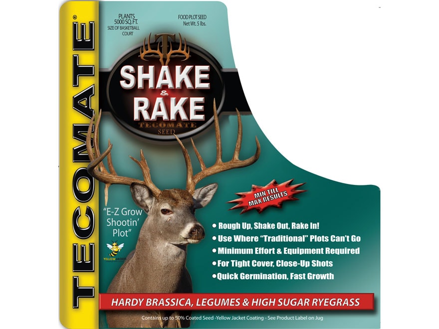 Tecomate Shake & Rake Annual Food Plot Seed 5 lb