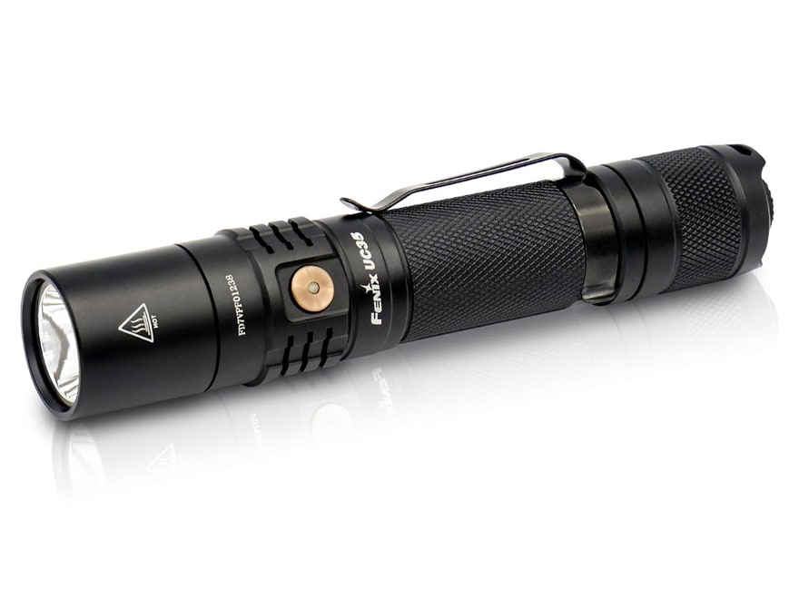 Fenix UC35 Rechargeable Flashlight 18650 Battery Black