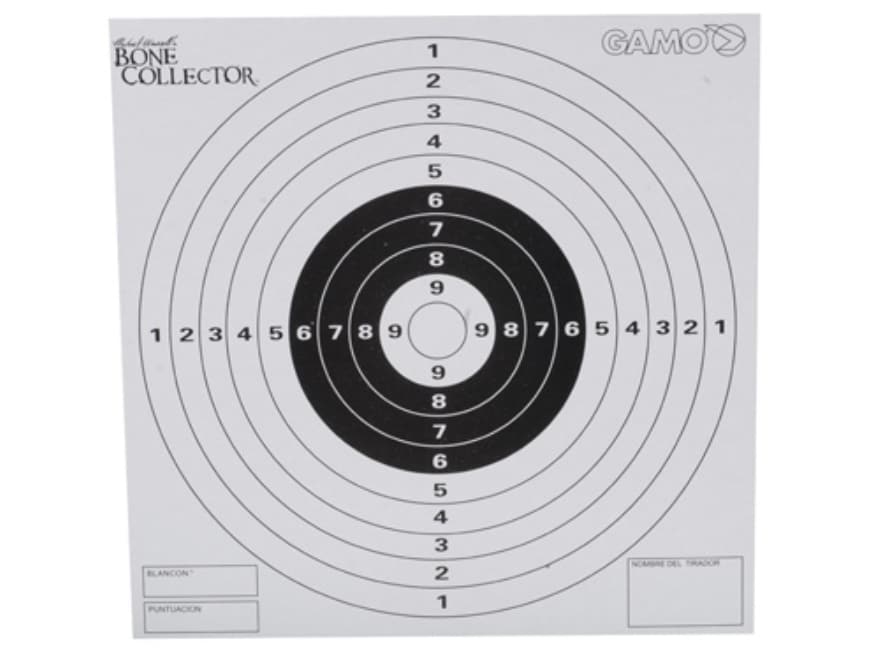 Gamo Bone Collector Paper Airgun Targets 100PK