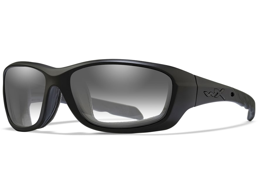 Wiley X WX Gravity Shooting Glasses Matte Black Frame/Clear Lens