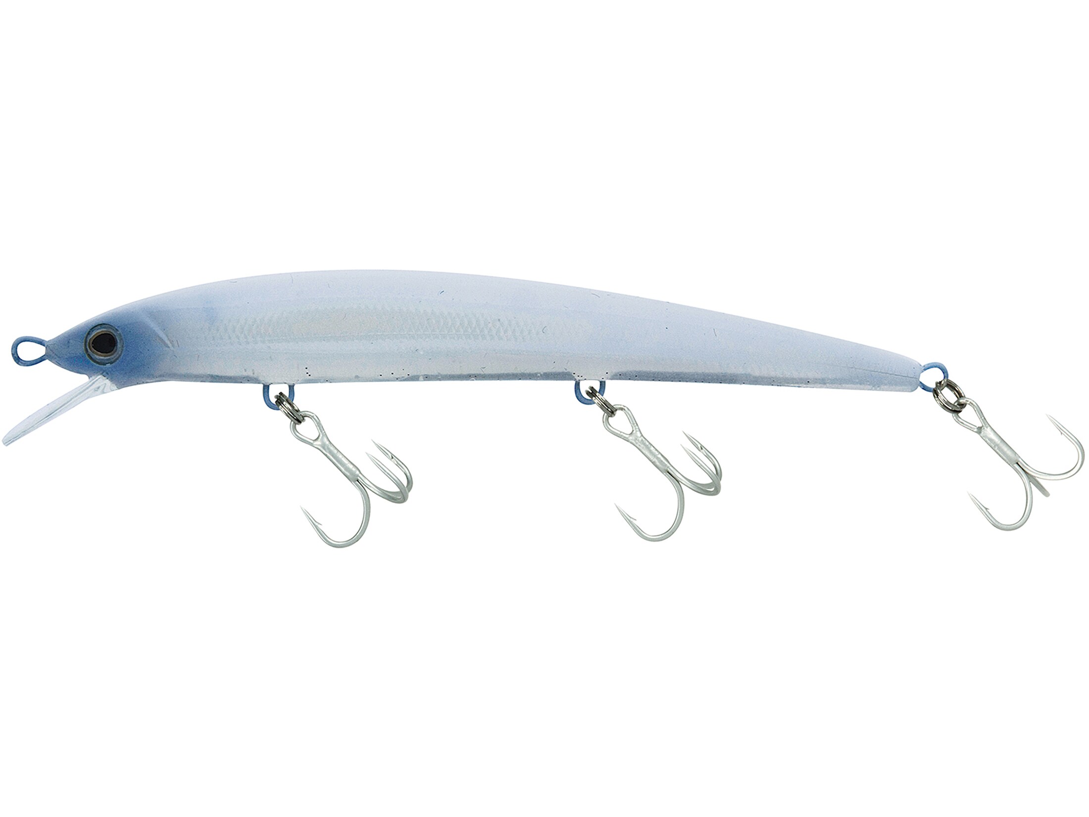 Duckett Baits BD 110 Suspending Jerkbait Ghost Silver Stripe