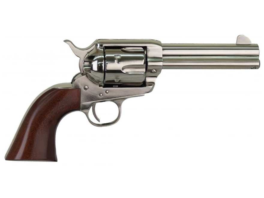 Cimarron Firearms Pistolero Rimfire 22 Long Rifle Revolver 4.75 Nickel