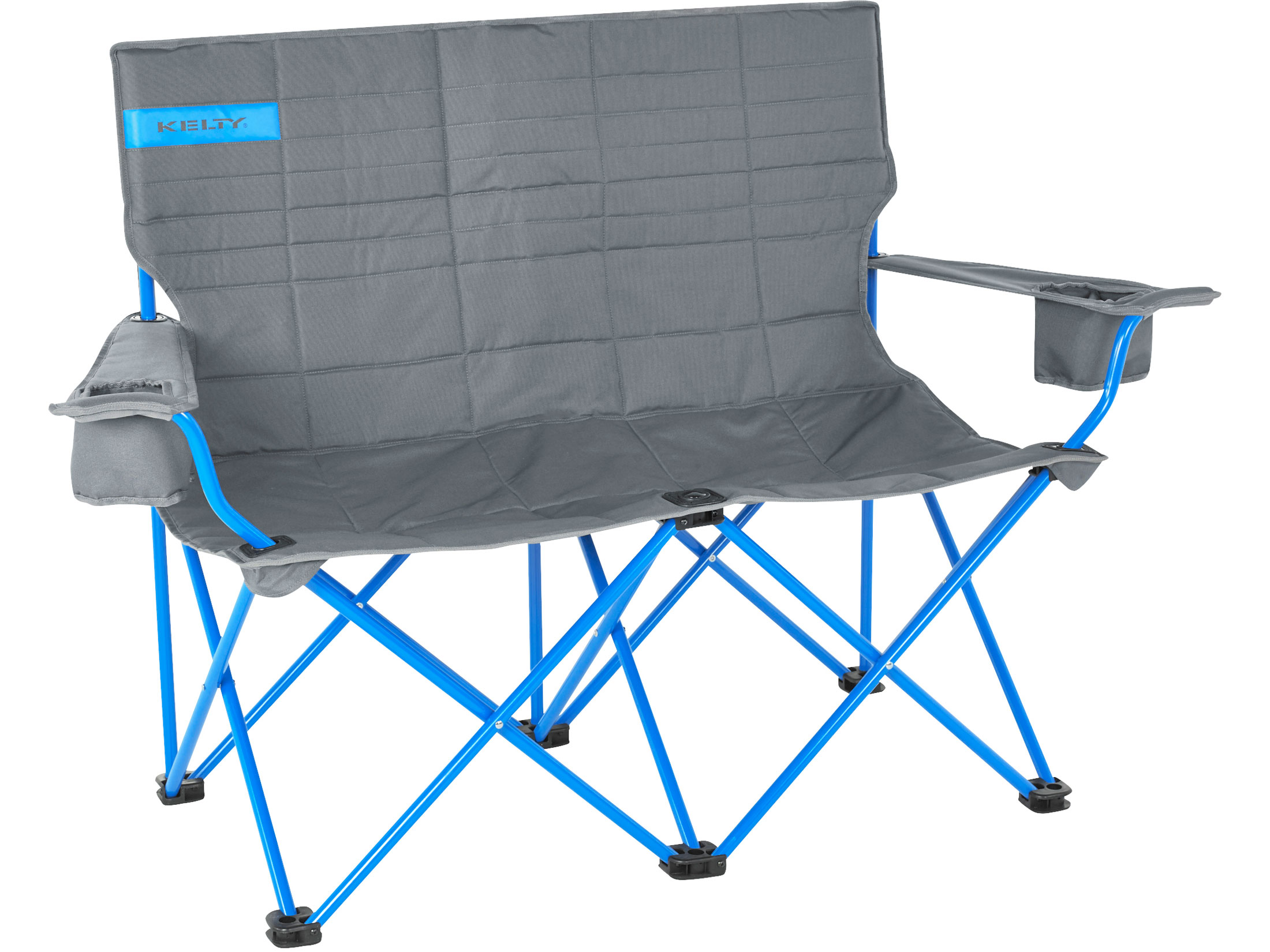 Kelty Love Seat Camping Chair Polyester Steel Smoke Blue