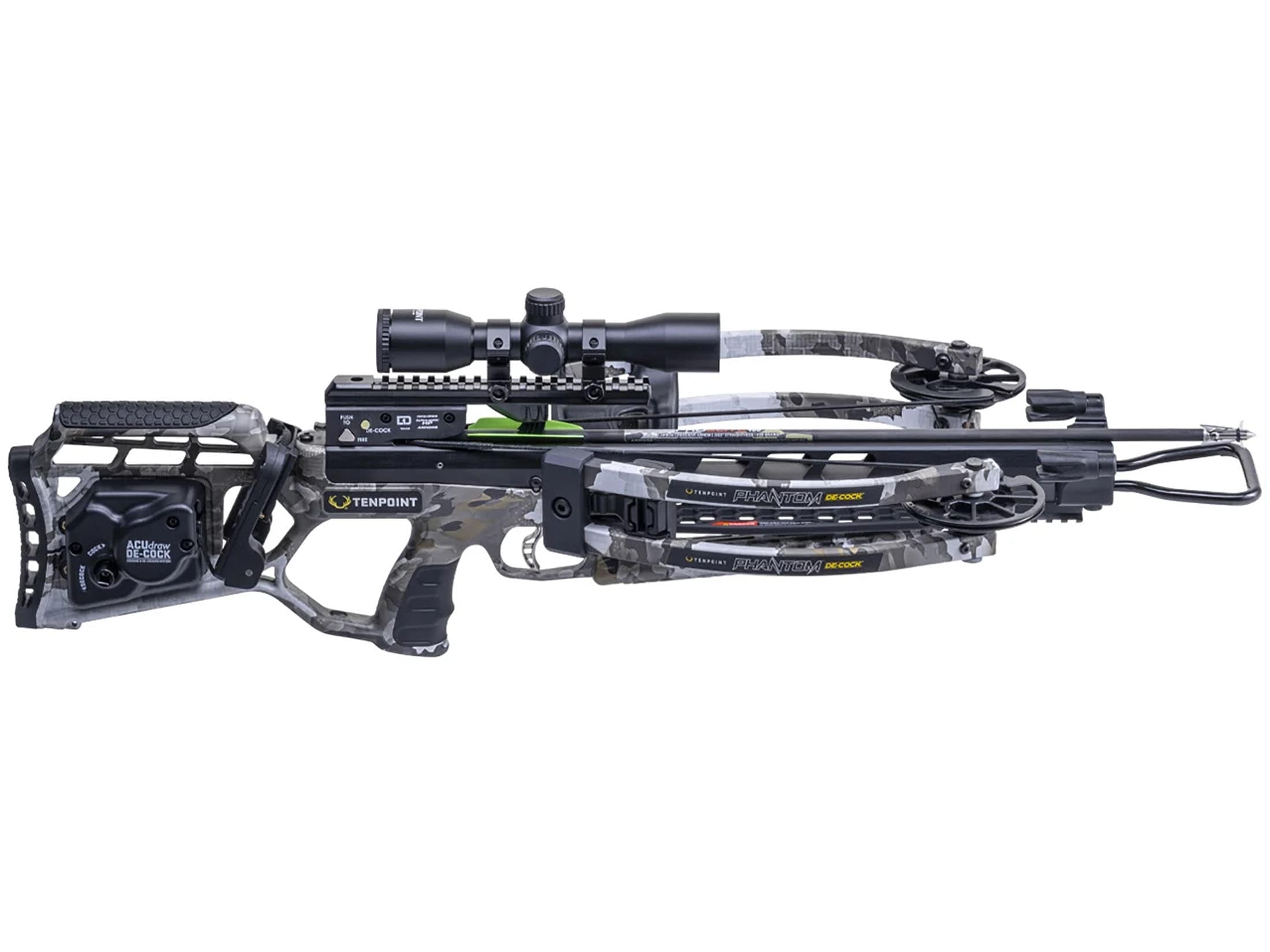 TenPoint Phantom De-Cock Crossbow Pro-View 400 Scope ACUdraw De-Cock