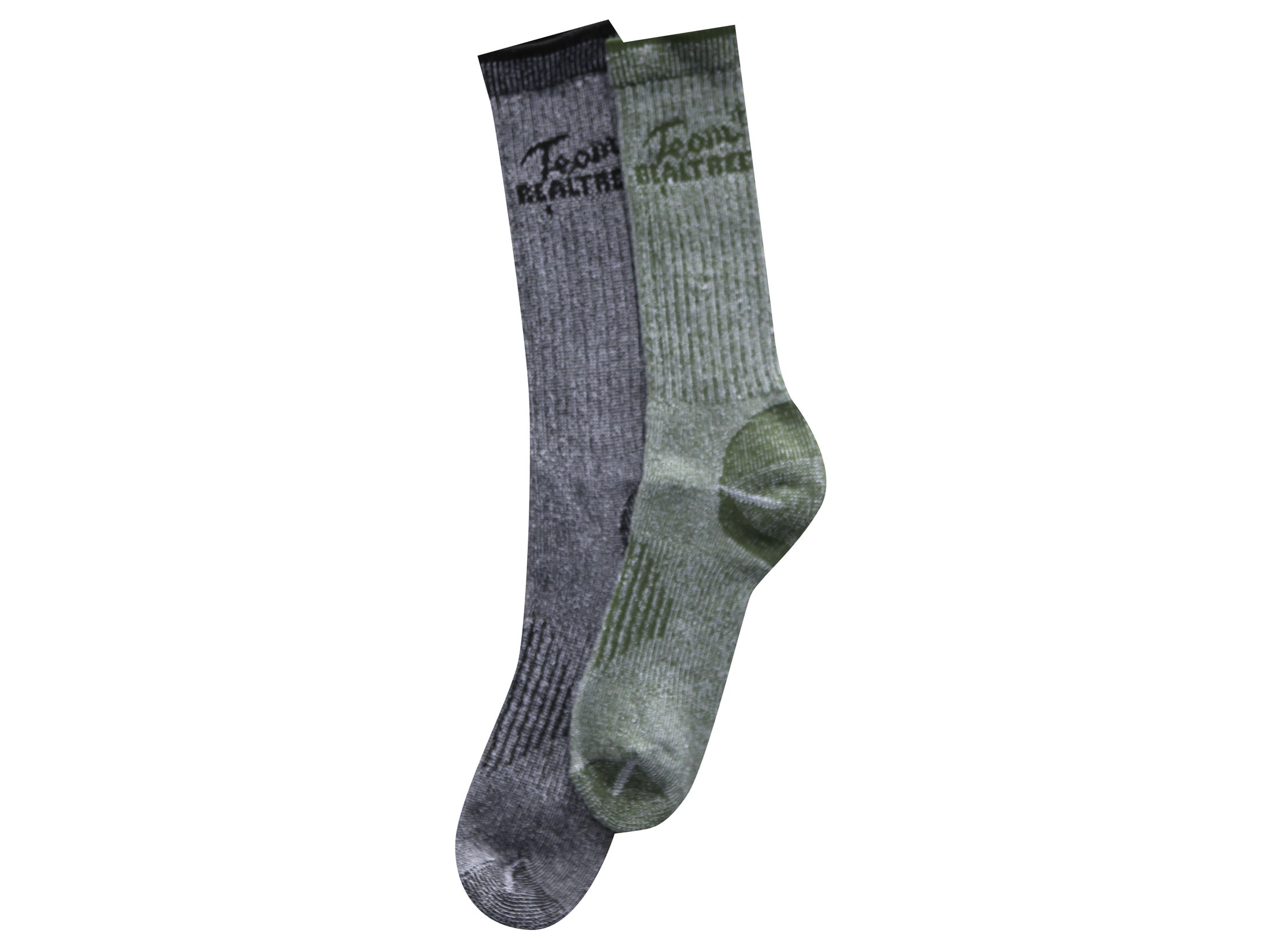 Team Realtree Men's All Season Lightweight Tall Boot Socks Wool Blend