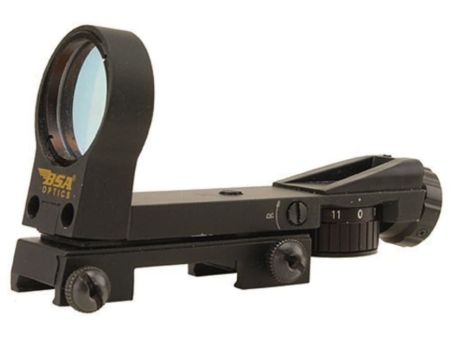BSA Reflex Red Dot Sight 33mm Heads Up Display 4-Pattern Reticle (2