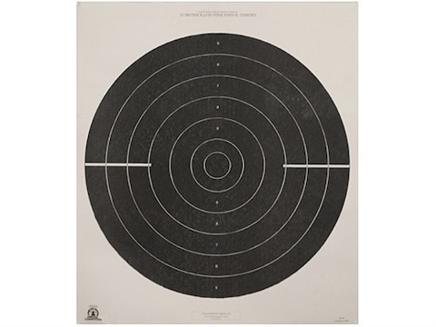 NRA Official International Pistol Targets B-37 25 Meter Rapid Fire