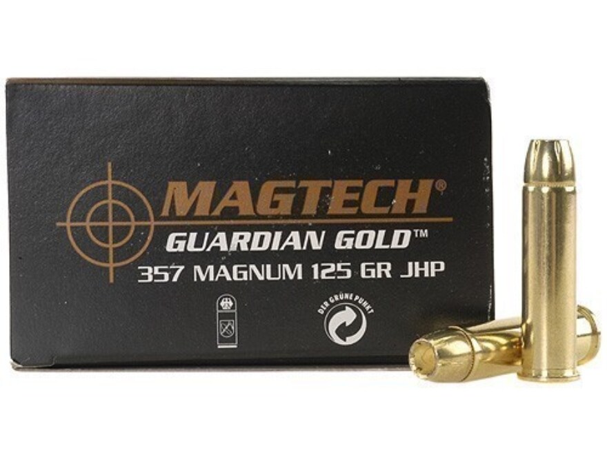 Magtech Guardian Gold 357 Mag Ammo 125 Grain Jacketed Hollow Point