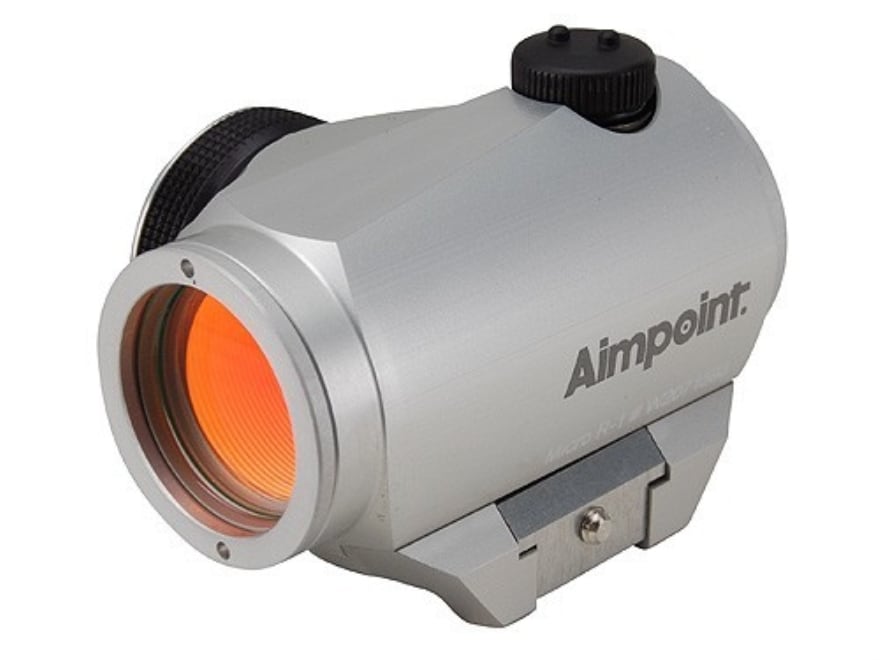 Aimpoint Micro R-1 Red Dot Sight 4 MOA Weaver-Style Mount Silver