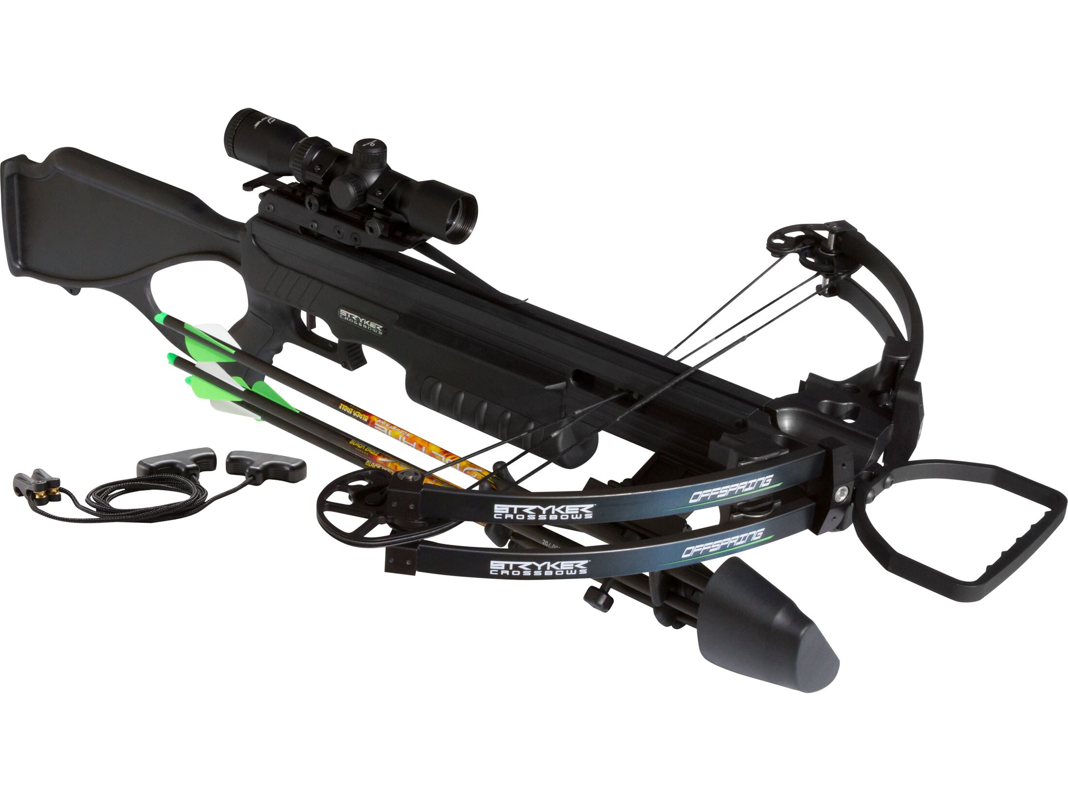 Stryker Offspring Crossbow Package Dead-Zone Multi-Reticle Scope Black
