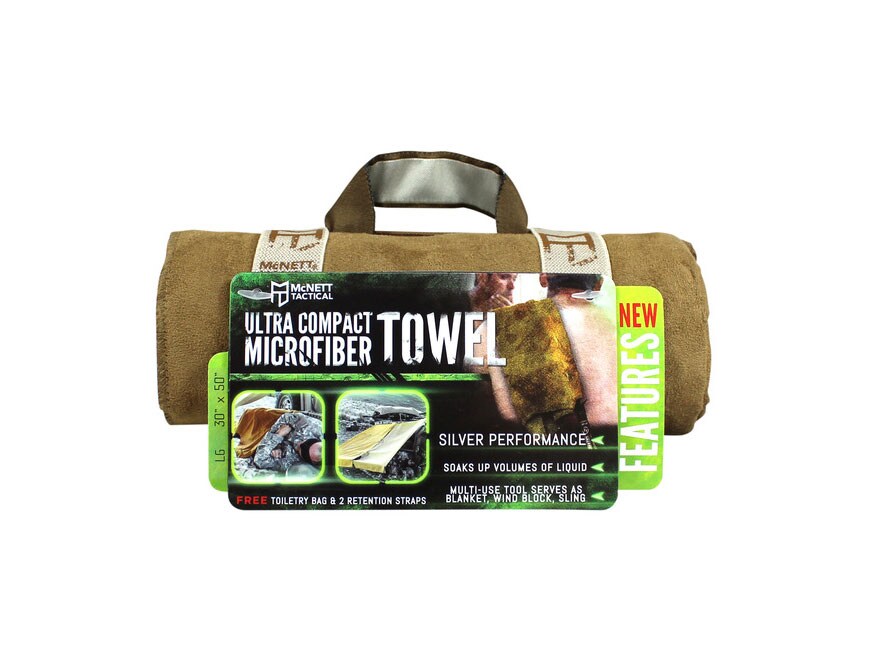 McNett Tactical Microfiber Large Towel 30 x 50 OD Green