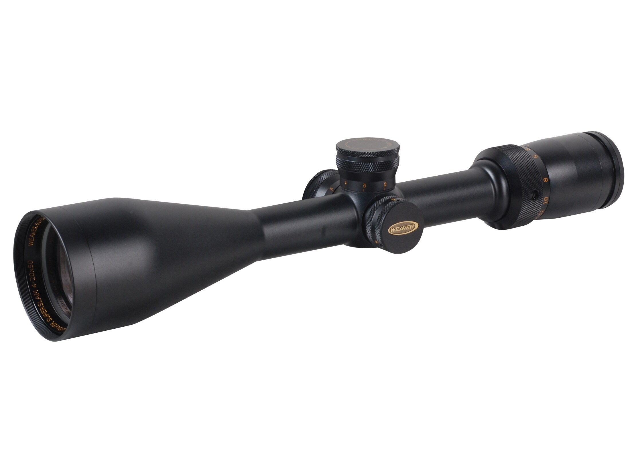 Weaver Super Slam Rifle Scope 4-20x 50mm Side Focus Etched Ballistic-X