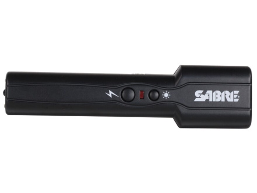 Sabre 600,000 Volt Stun Gun Bulit LED Flashlight Polymer Black