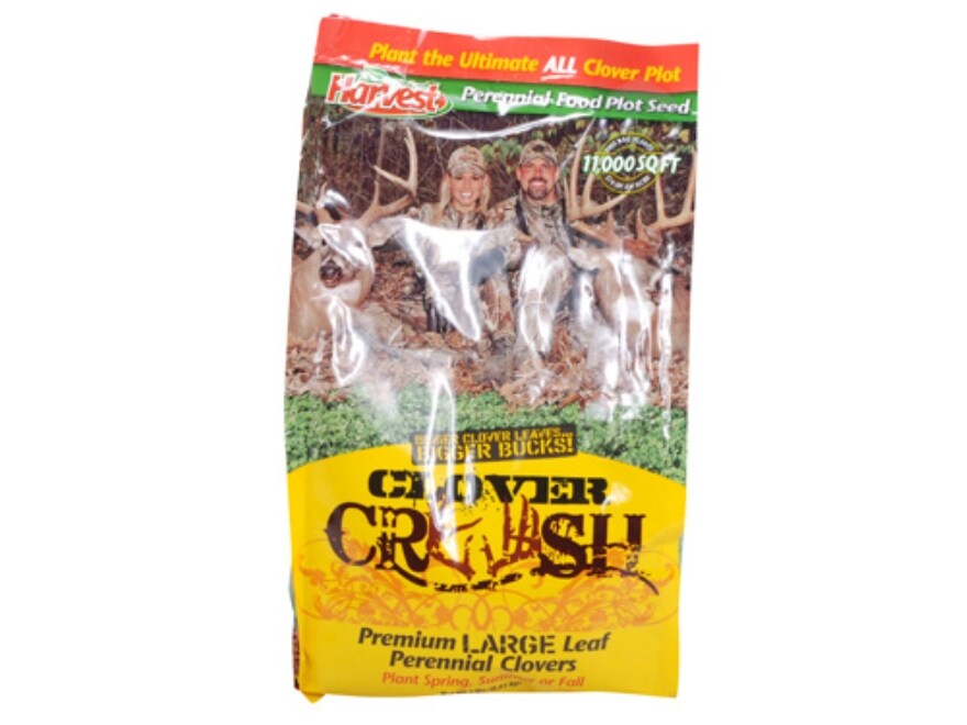 Evolved Harvest Clover Crush Blend Perennial Food Plot Seed Bag 2 lb