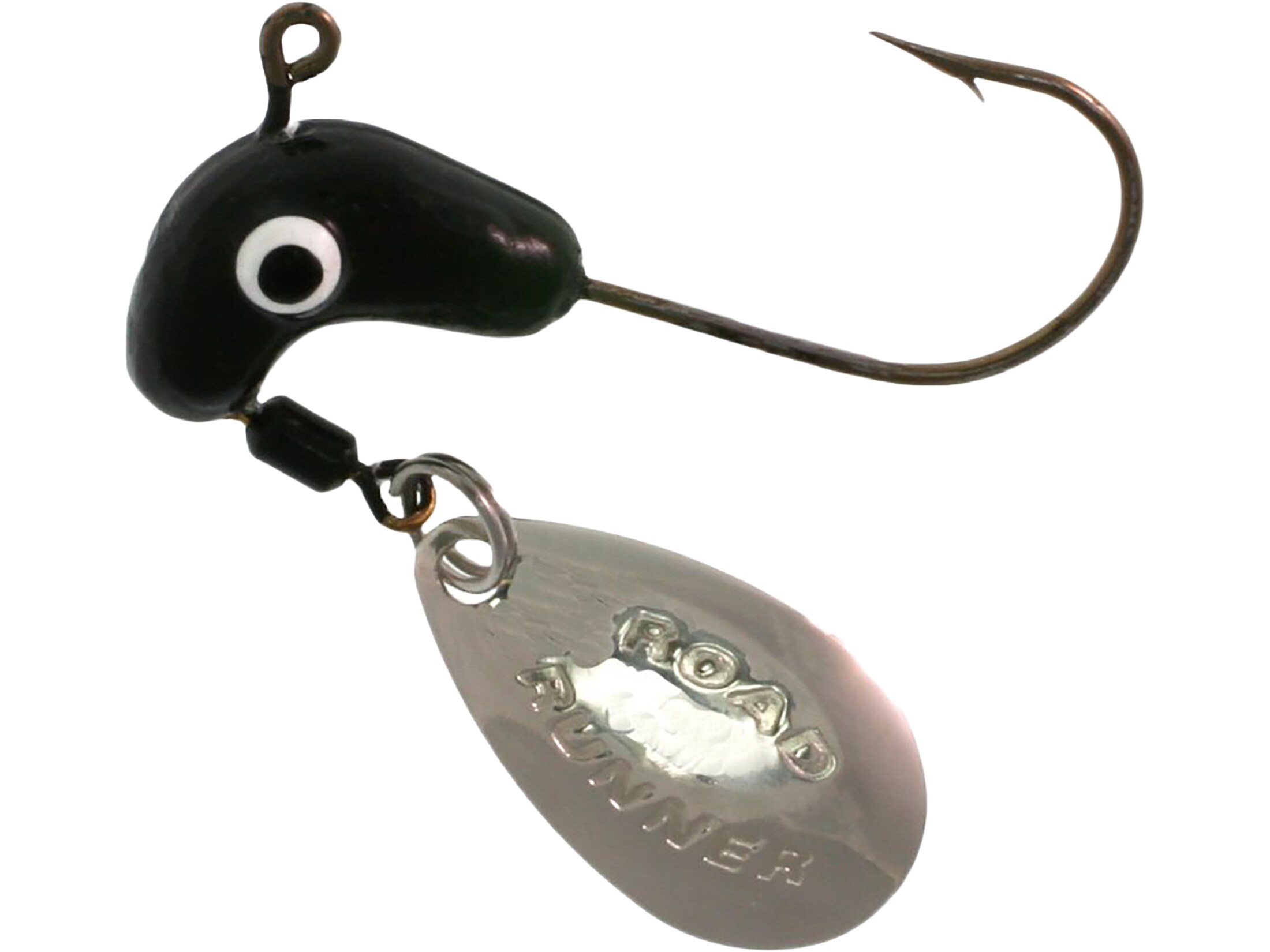 Road Runner Original Head 1/8oz Underspin Jighead Black 8PK