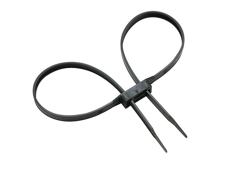 Monadnock Double Cuff Disposable Restraints 10PK Black