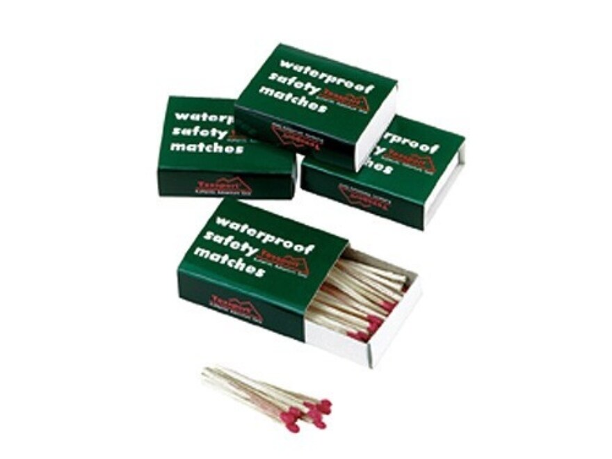 Texsport Waterproof Safety Matches 4PK Boxes
