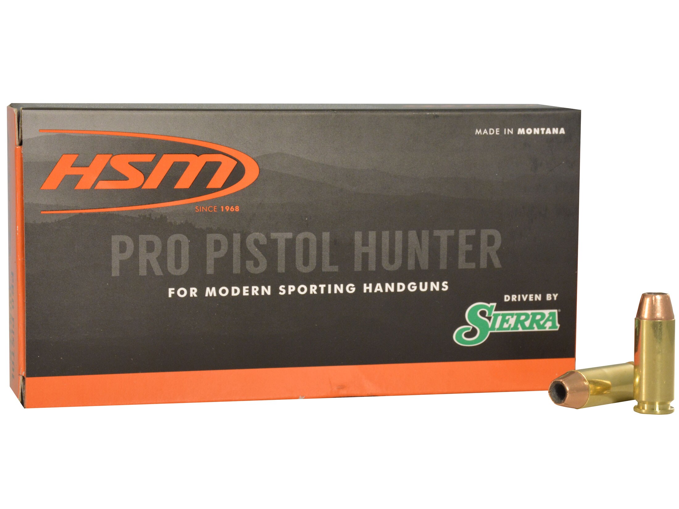 HSM Pro Pistol Hunter 10mm Auto Ammo 180 Grain Sierra Sports Master